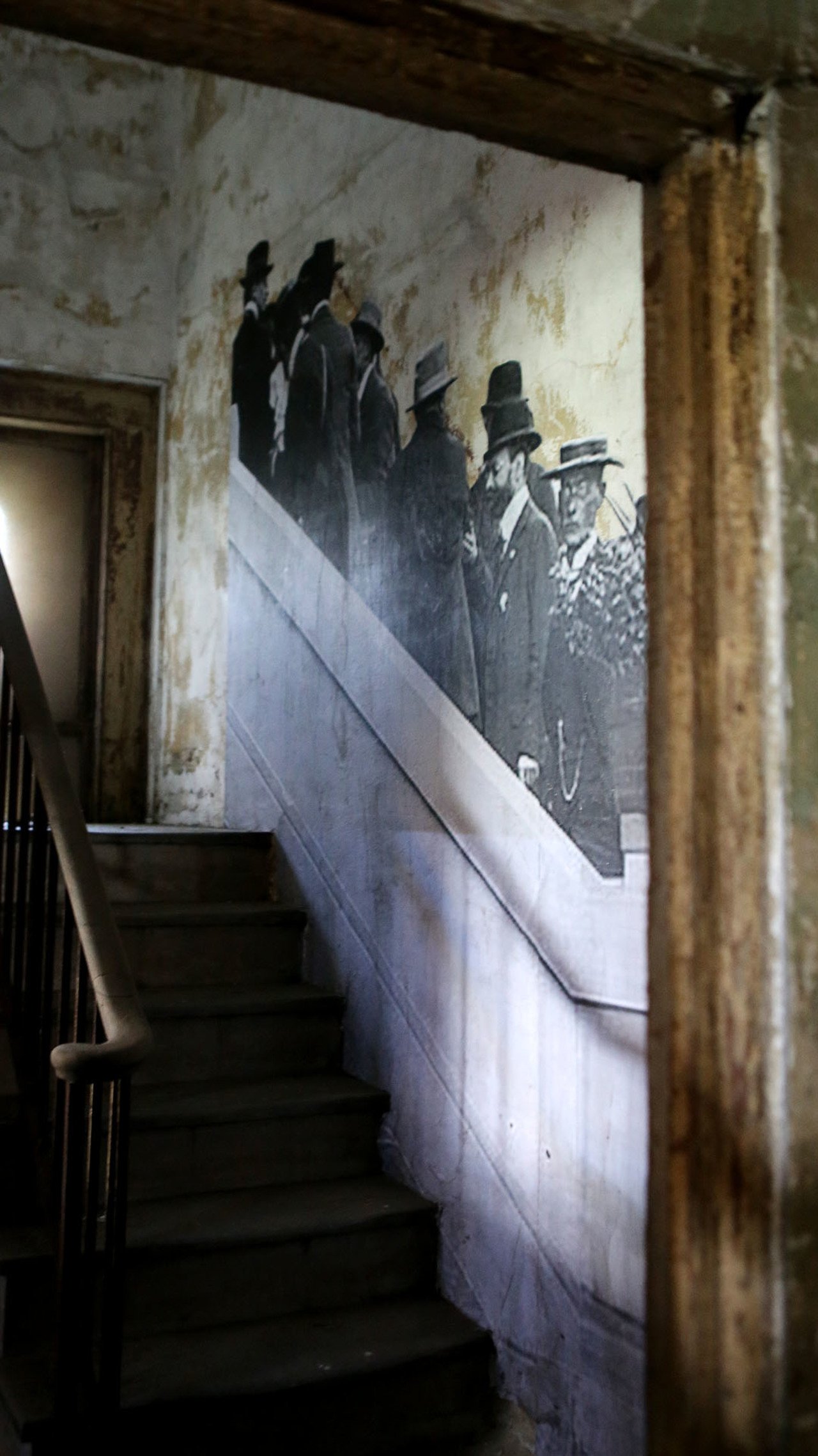 Sneak Peek: Tour JR's "The Ghost of Ellis Island" | Tribeca