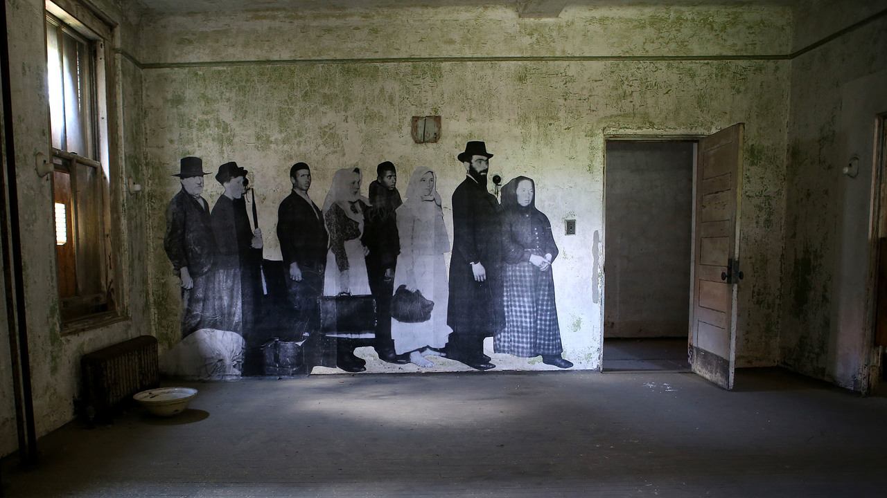 Sneak Peek: Tour JR's "The Ghost of Ellis Island" | Tribeca